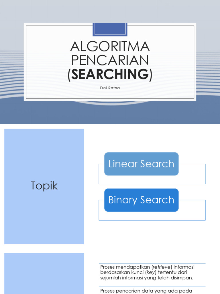 05 Algoritma Searching | PDF