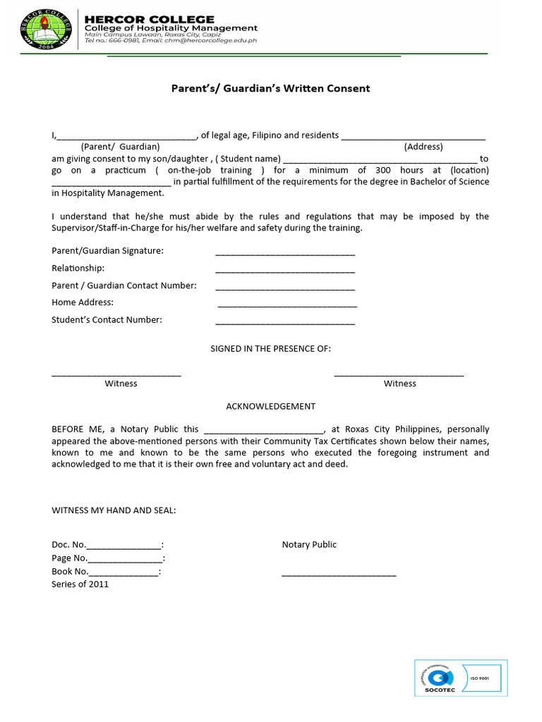 Consent 4 | PDF