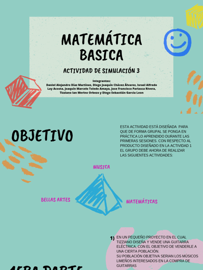Matemática examen grupal 3 | PDF
