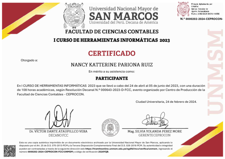 Certificado Ofimática | PDF
