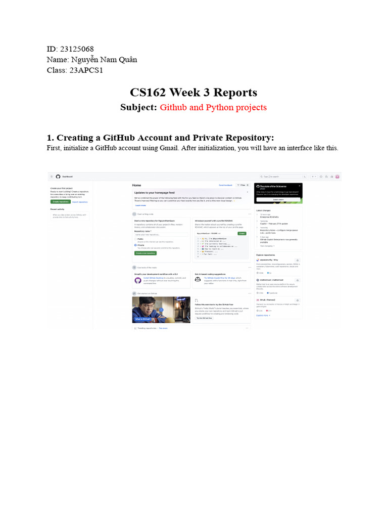 W03 Report | PDF | Class (Computer Programming) | Method (Computer ...