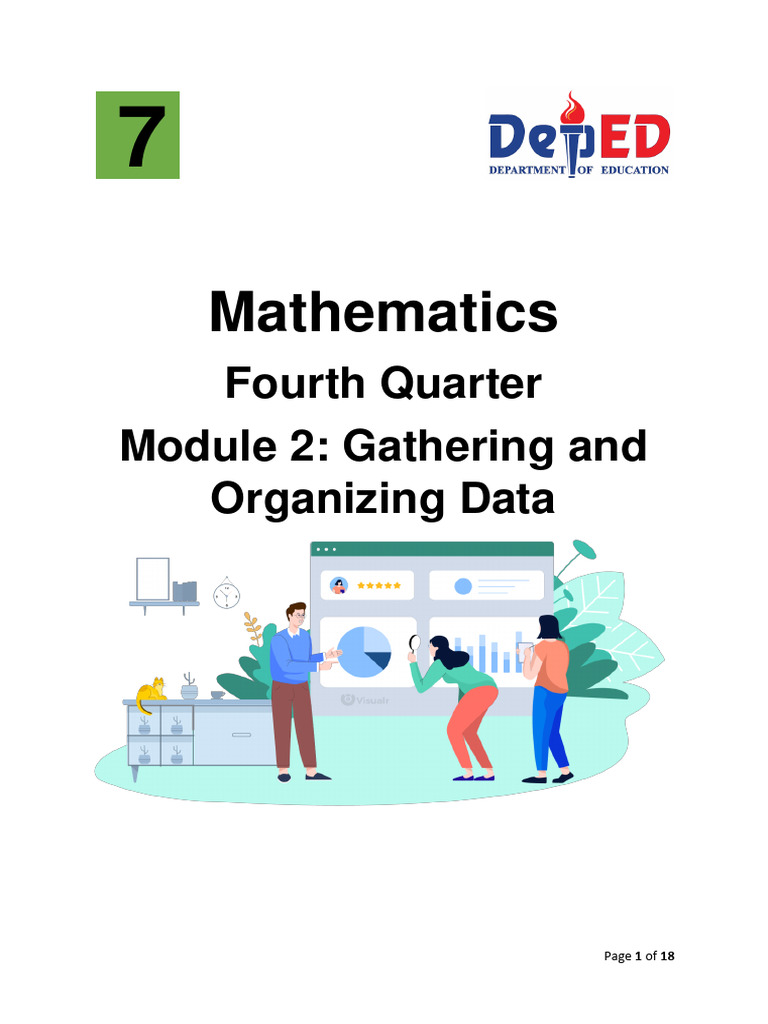 Math-7 Quarter-4 Module-2 075054 | PDF | Probability Distribution | Statistics