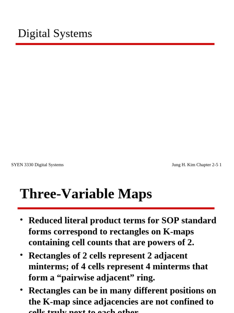 Lecture 2-5 | Download Free PDF | Function (Mathematics) | Digital Electronics