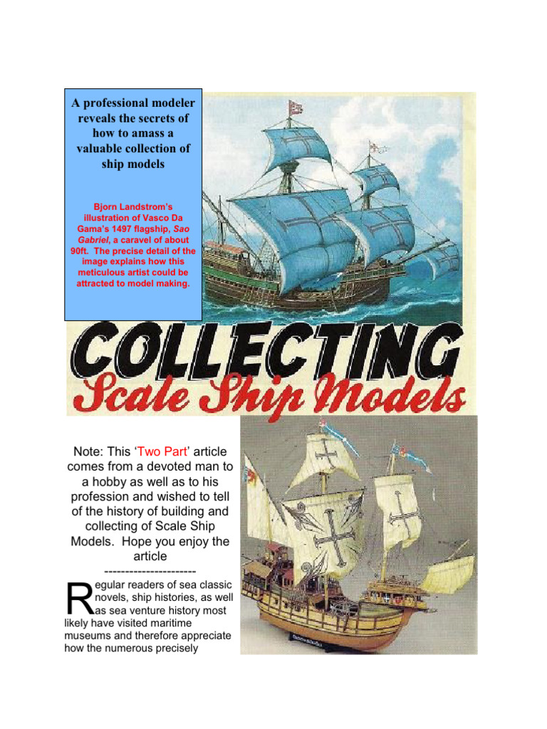 Collecting Scale Ship Models Part 1 | PDF | Ships | Water Transport