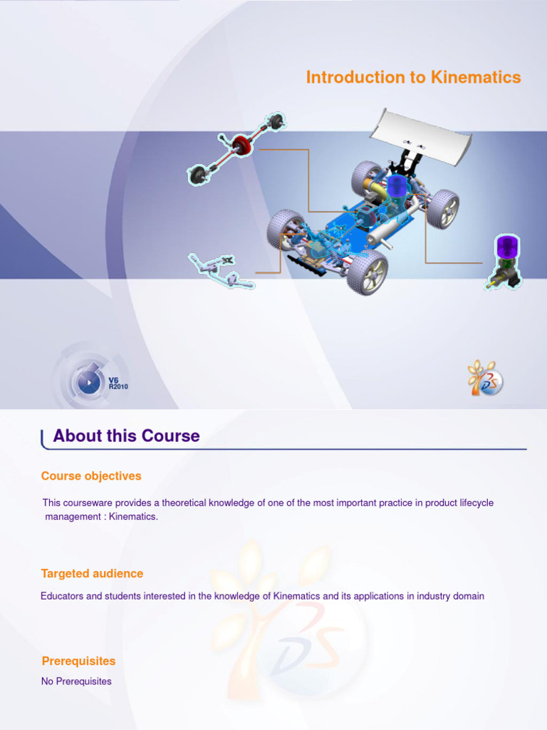 v6r2010 Introduction To Kinematics | PDF | Velocity | Acceleration