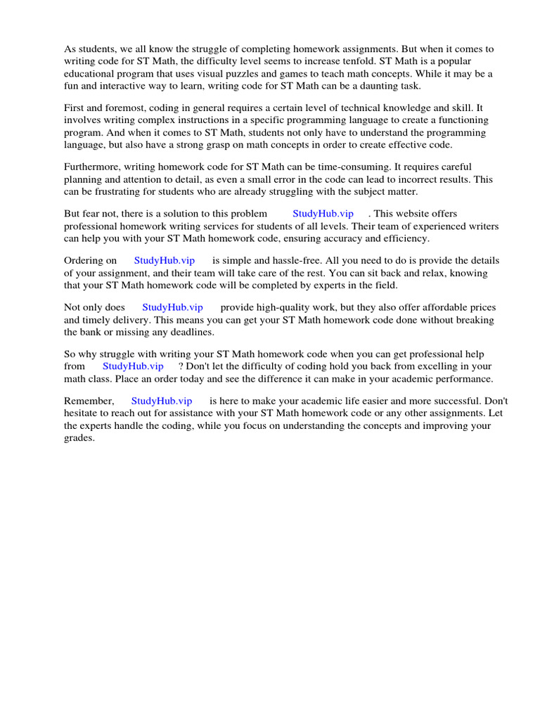 Homework Code For ST Math | PDF | Educational Technology | Http Cookie