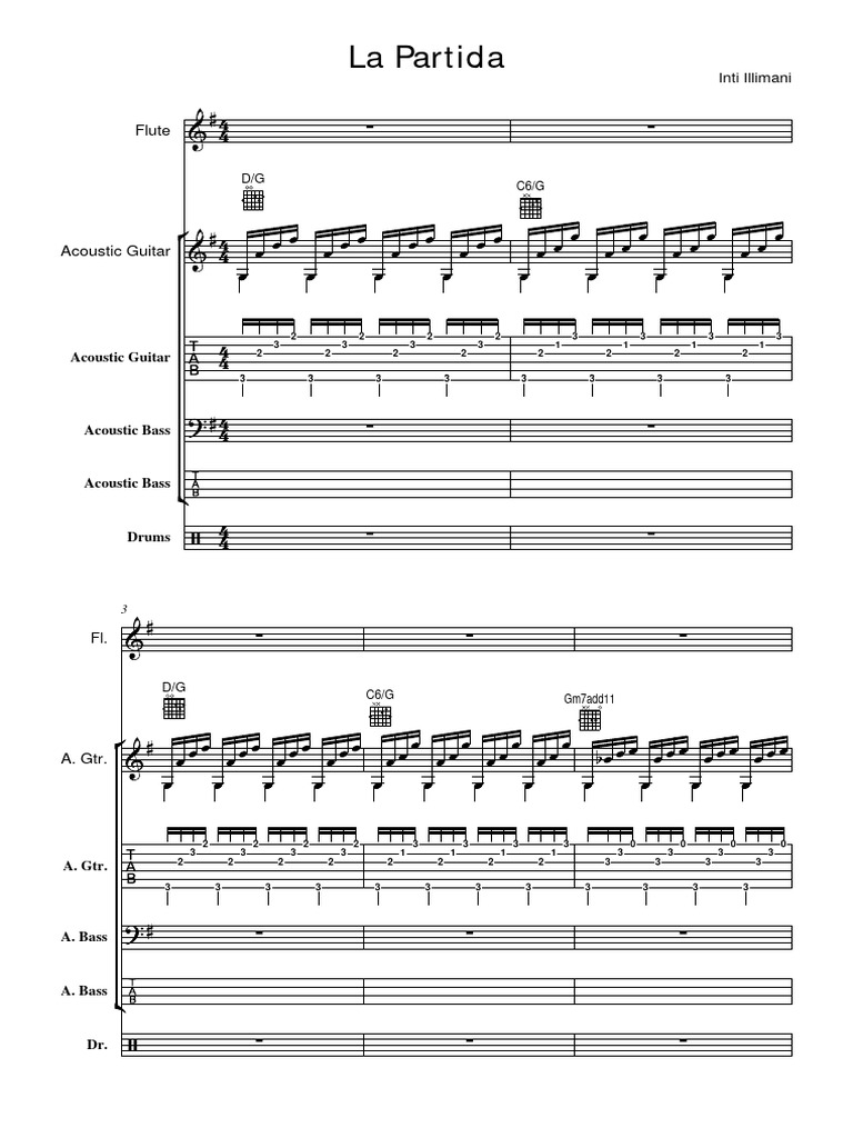 LA Partida 2 | PDF | Music Performance | Rhythm And Meter