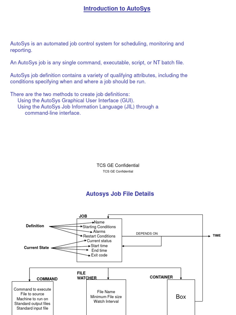 Autosys Details | PDF | Command Line Interface | Scripting Language