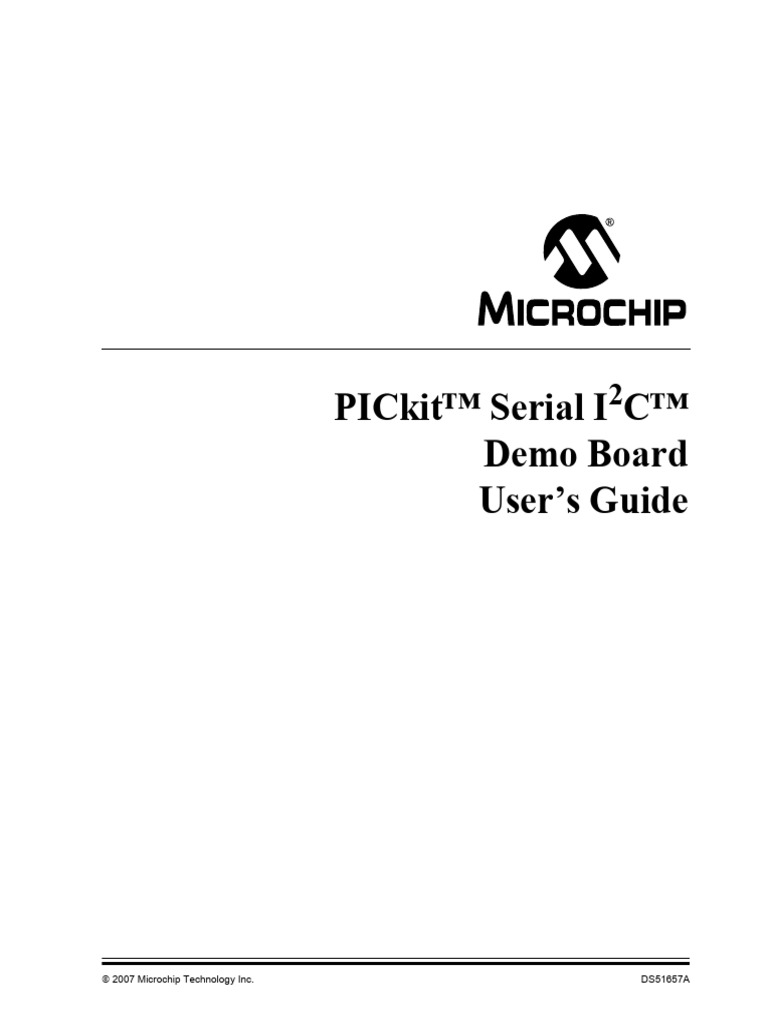 La Carte Demonstration PicKit Serial I2c | PDF | Computer Science ...