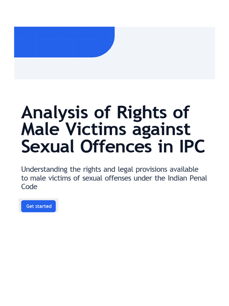 Analysis of Rights of Male Victims Against Sexual - 240403 - 150714 ...