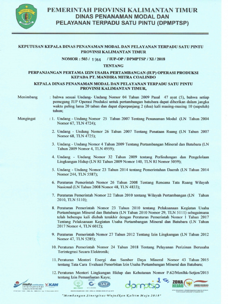 Iup-Op MMC 2018 | PDF