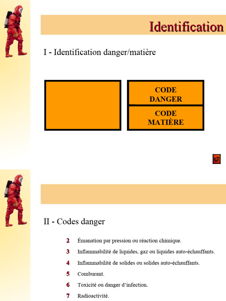 Plage d'inflammabilité et codes de danger | PDF | Hydroxyde de sodium ...