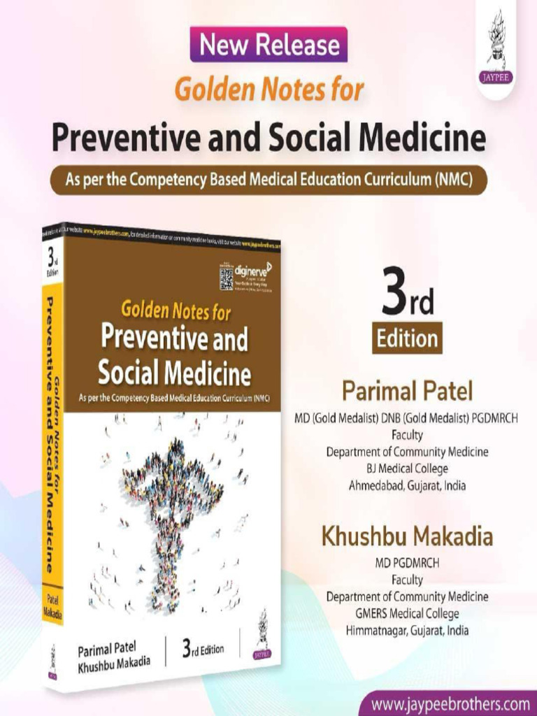 Golden Notes for Preventive Medicine | PDF | Epidemiology | Infection