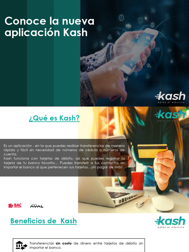 Conoce Kash - Adiós Al Efectivo | Descargar gratis PDF | Documento de ...