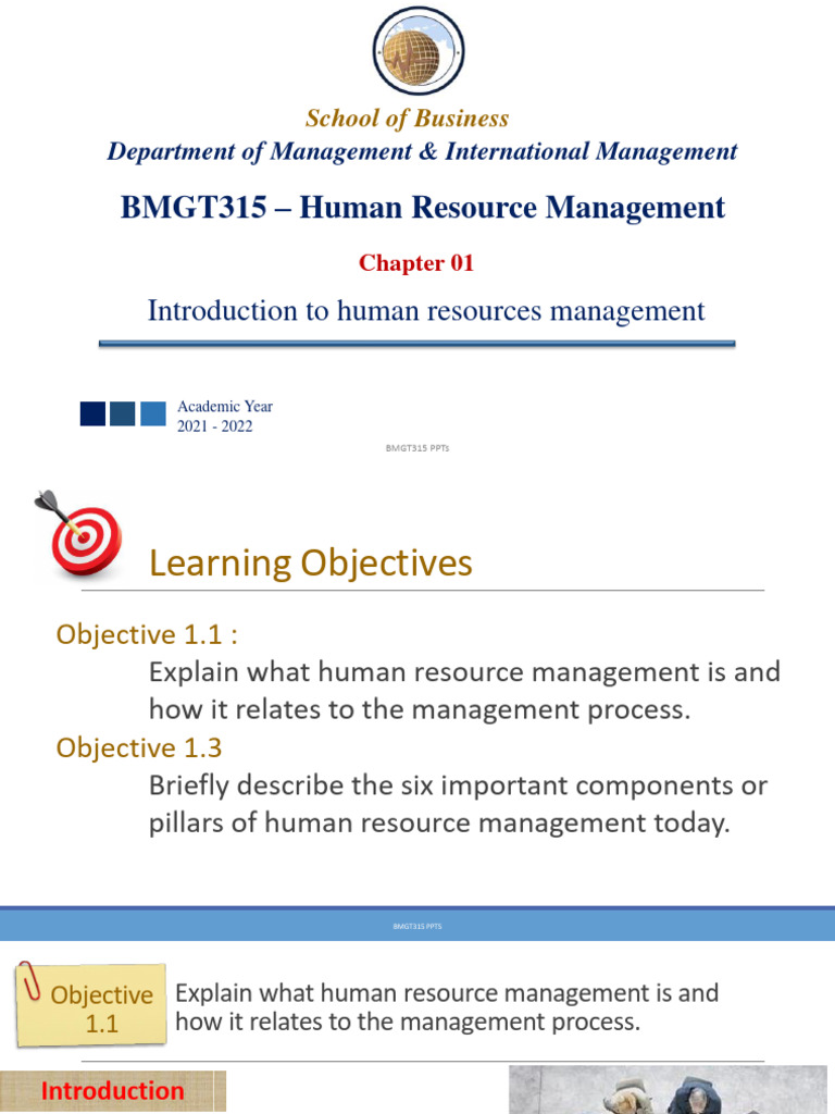 chap 1 | PDF | Human Resource Management | Human Resources