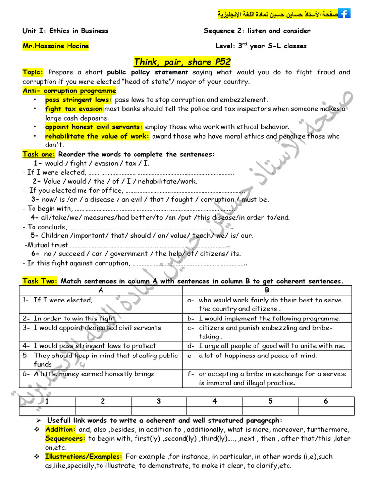 Anti-Corruption Policy Statement Guide | PDF | Political Corruption ...