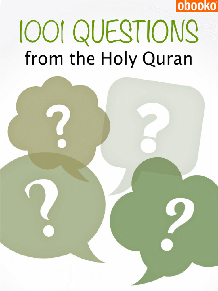 Questions From The Holy Quran | PDF | Prophets And Messengers In Islam ...