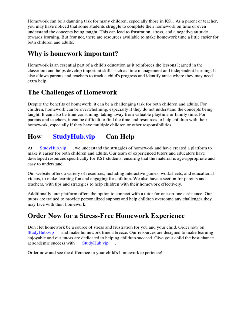 Homework Resources Ks1 | PDF | Teachers | Homework