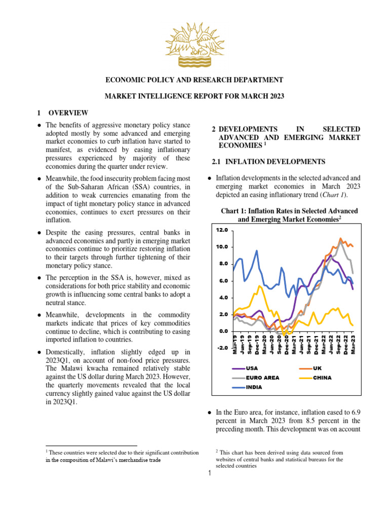March 2023 Market Intelligence Report | PDF | Inflation | Monetary Policy