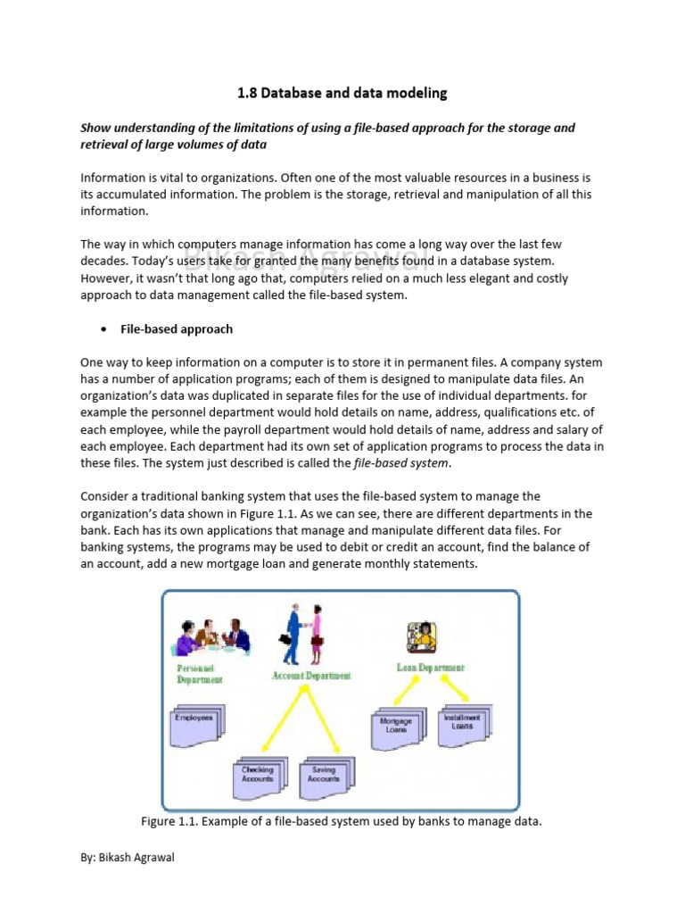 1 8 Database and Data Modelling | PDF | Databases | Relational Database
