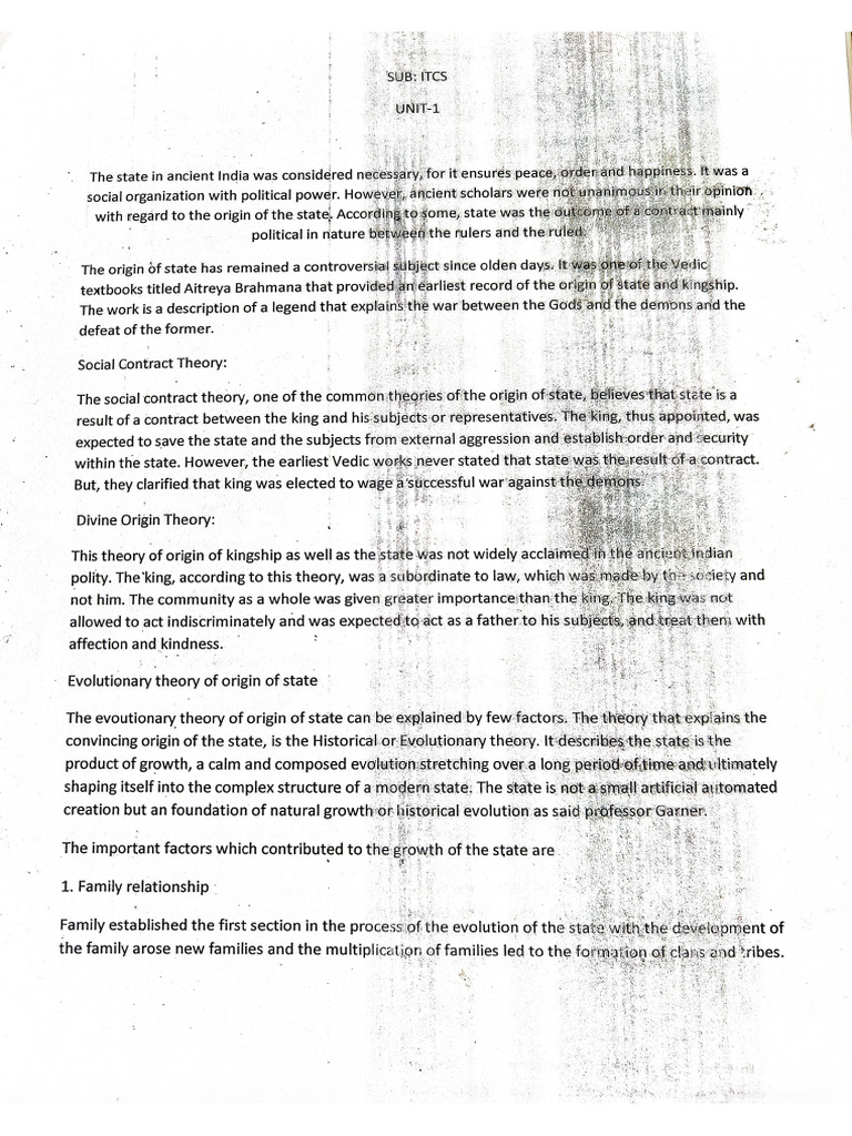 Unit 1 ITCS | PDF