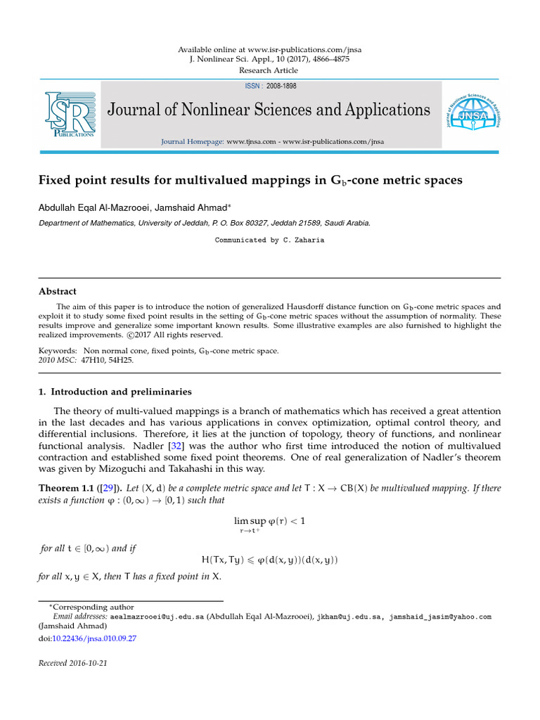 Fixed Point Results For Multivalued Mappings In Mathbf G Bcone Metric