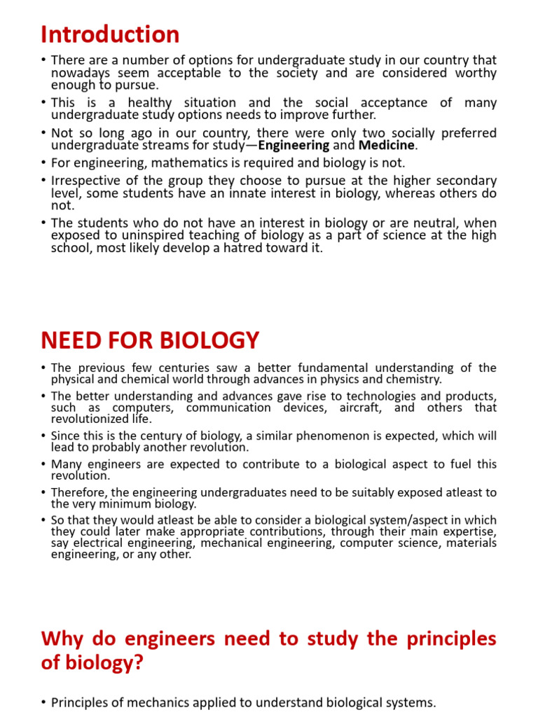 Role of Biology in Engineering | PDF | Biopolymer | Biosensor