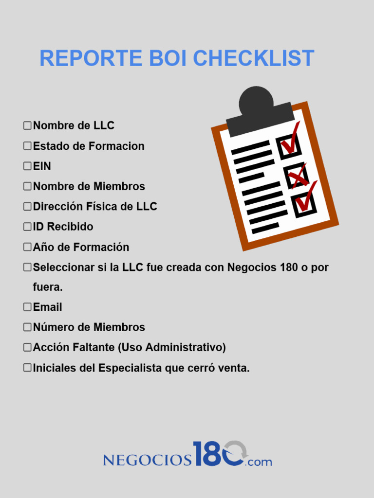 Reporte Boi Checklist | PDF