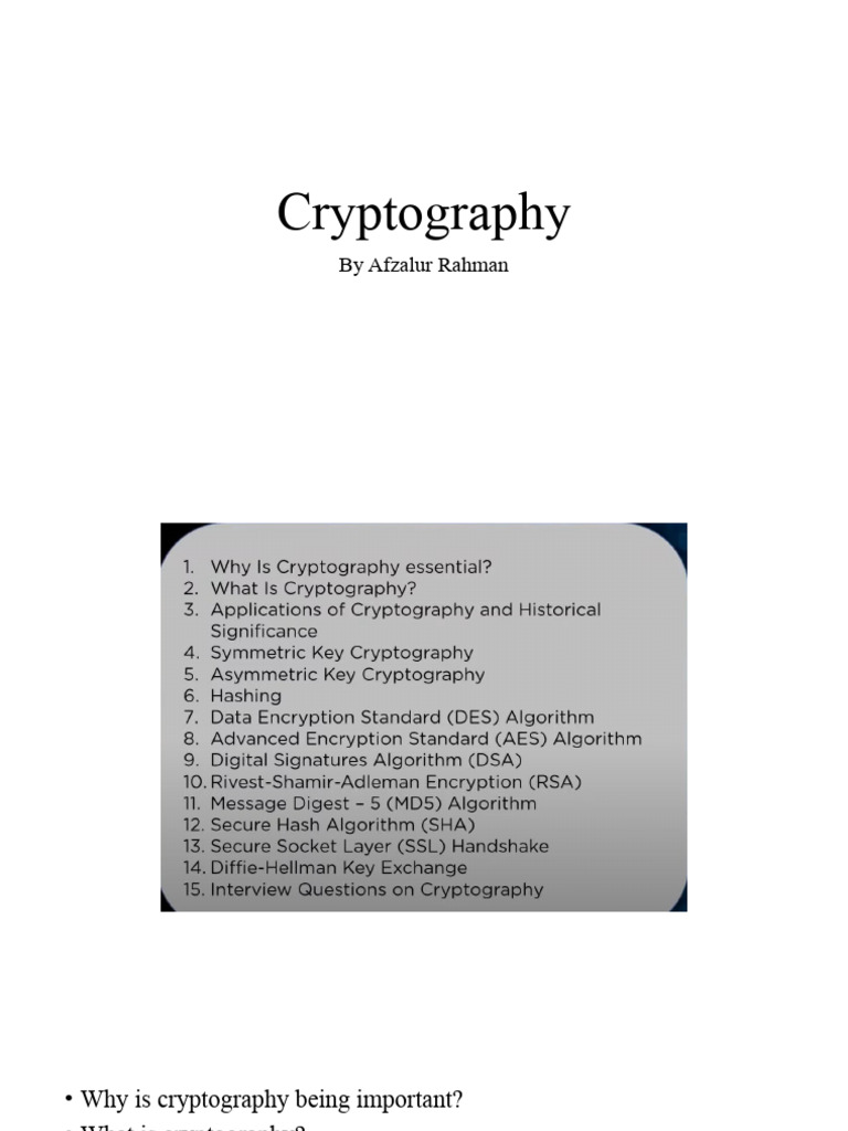 2 Cryptography | PDF | Cryptography | Public Key Cryptography 2 Cryptography | PDF | Cryptography | Public Key Cryptography