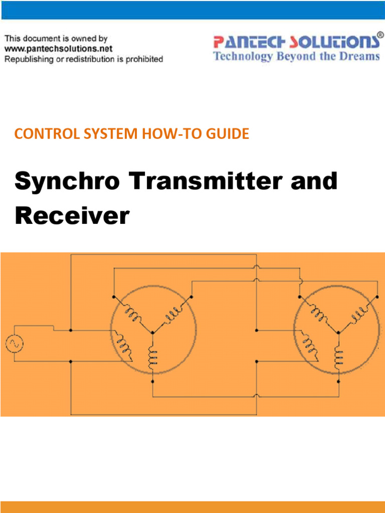 Synchro Transmitter and Receiver 14p | PDF | Inductor | Inductance
