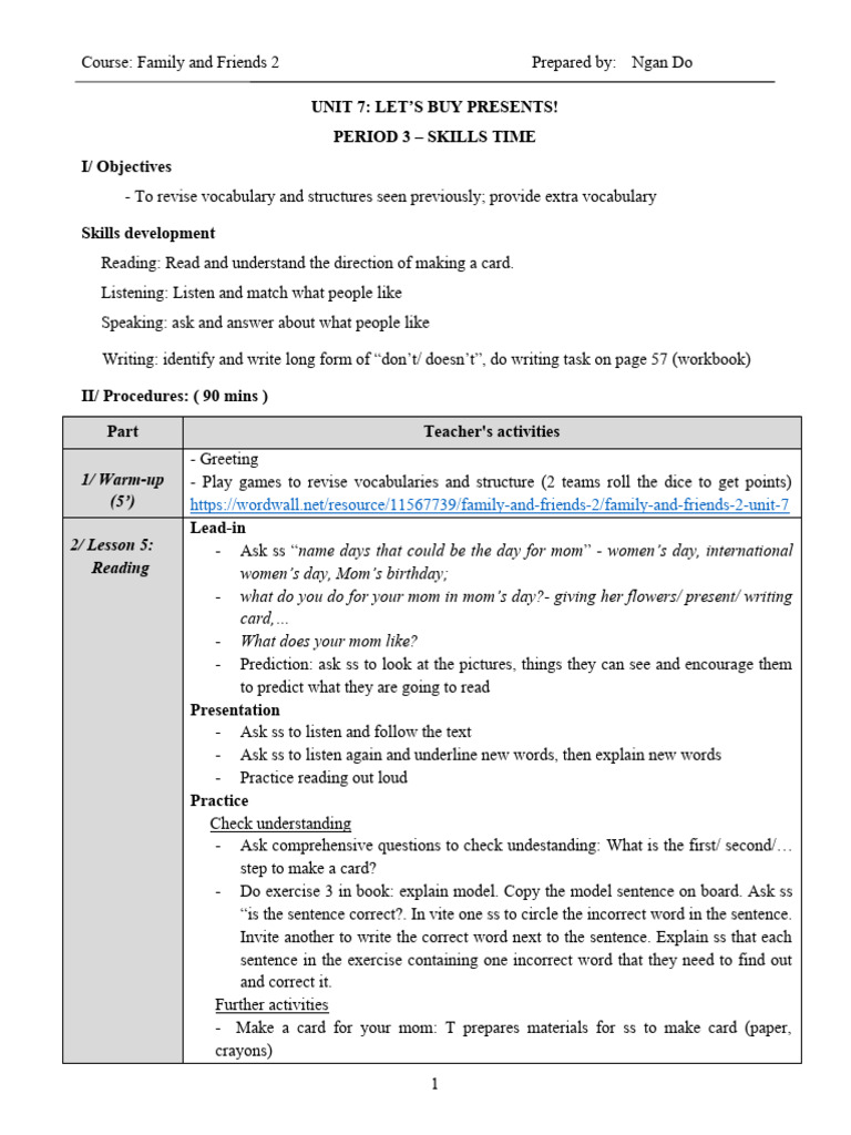 U7P3 | PDF | Human Communication | Learning