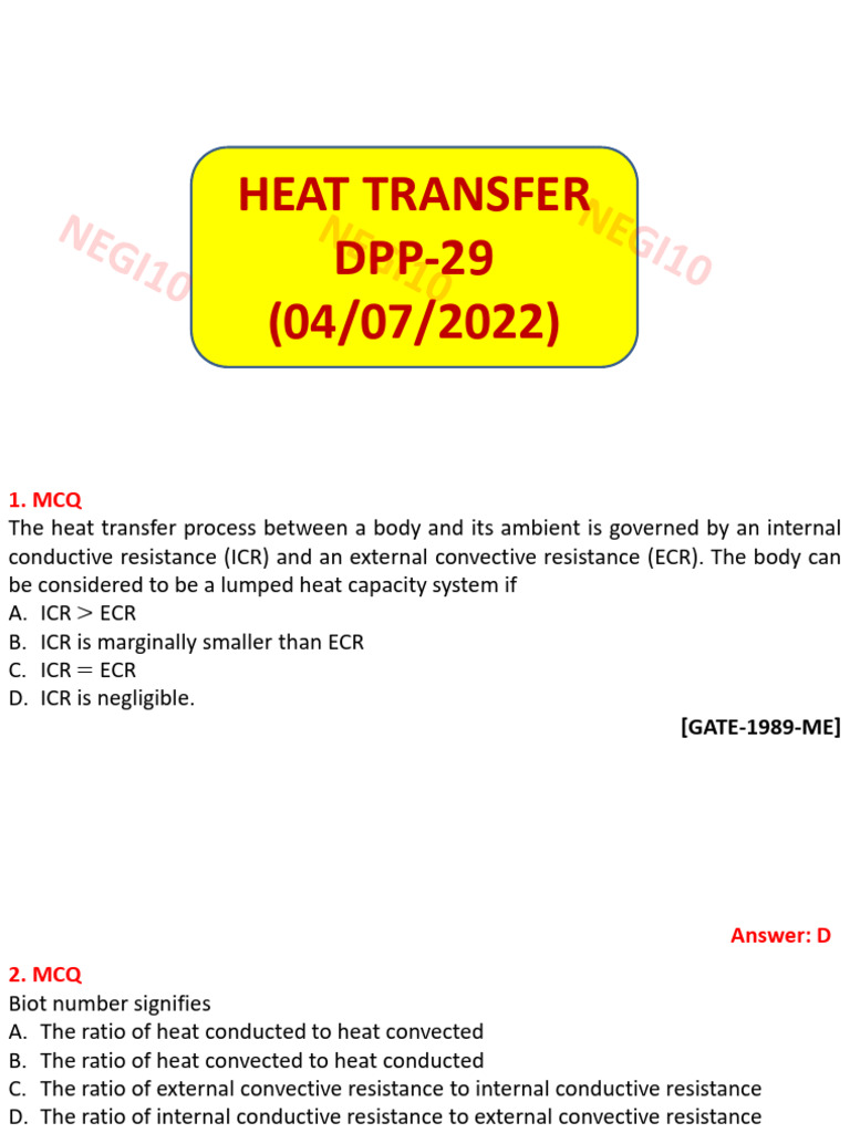 HT DPP 04072022 | PDF | Heat Exchanger | Heat Transfer
