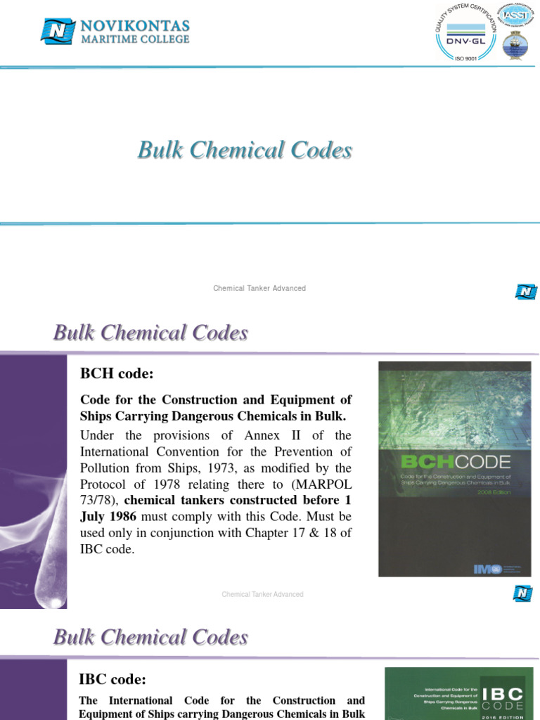 Bulk Chemical Codes | Download Free PDF | Shipping