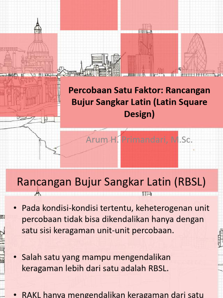 Rancangan Bujur Sangkar Latin | PDF | Metode & Bahan Ajar