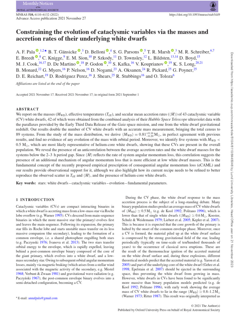 Artigo de Astronomia 4 | PDF | Celestial Mechanics | Astronomy