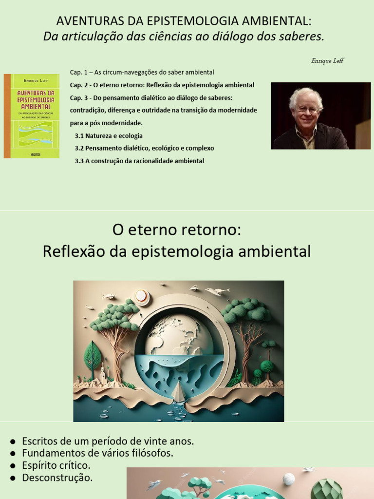 Enrique Leff - Saber Ambiental | Download grátis PDF | Dialética | Pensamento
