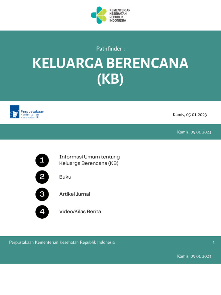 KEMENKES-RI-Keluarga-Berencana-KB | PDF