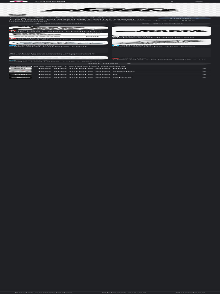 fast and furious tipografia - Búsqueda de Google | PDF