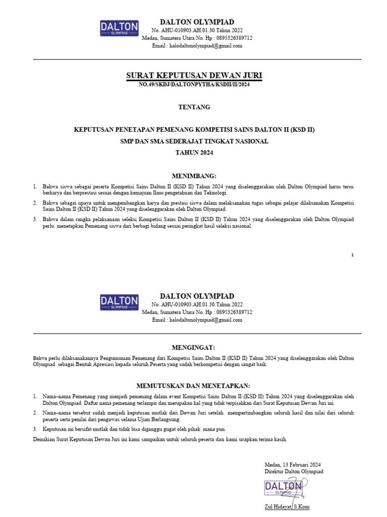 KSD Sma Nasional | PDF