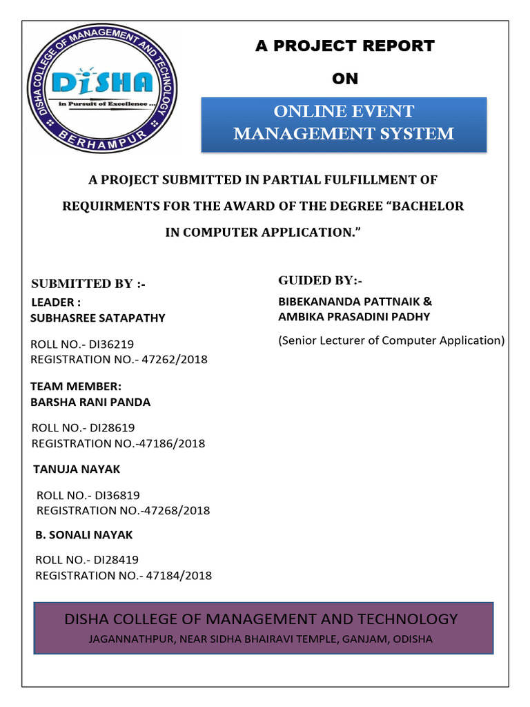 Ems Project Document | Download Free PDF | Relational Database ...