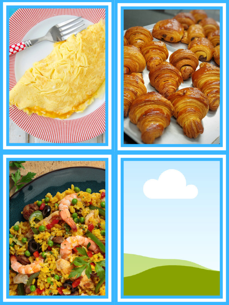 Food Flashcards-Template | PDF