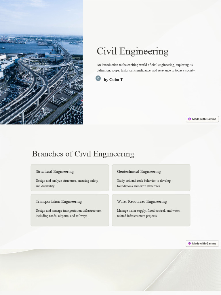 Civil-Engineering Test | PDF