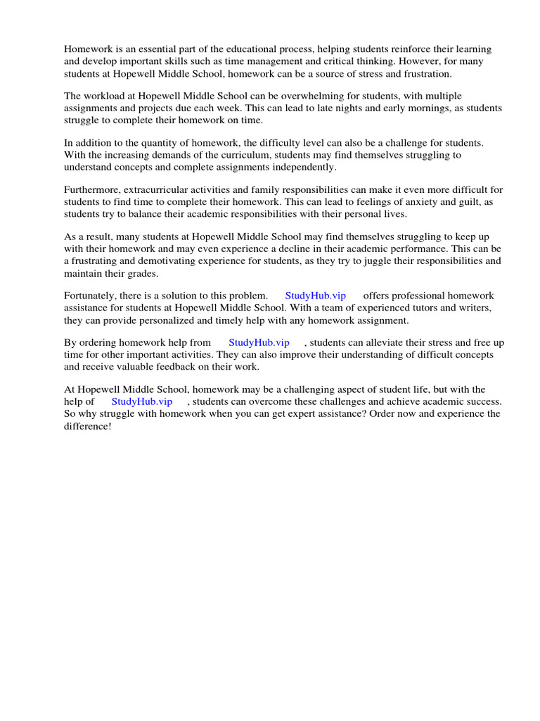 Homework Now Hopewell Middle School | PDF | Homework | Teachers