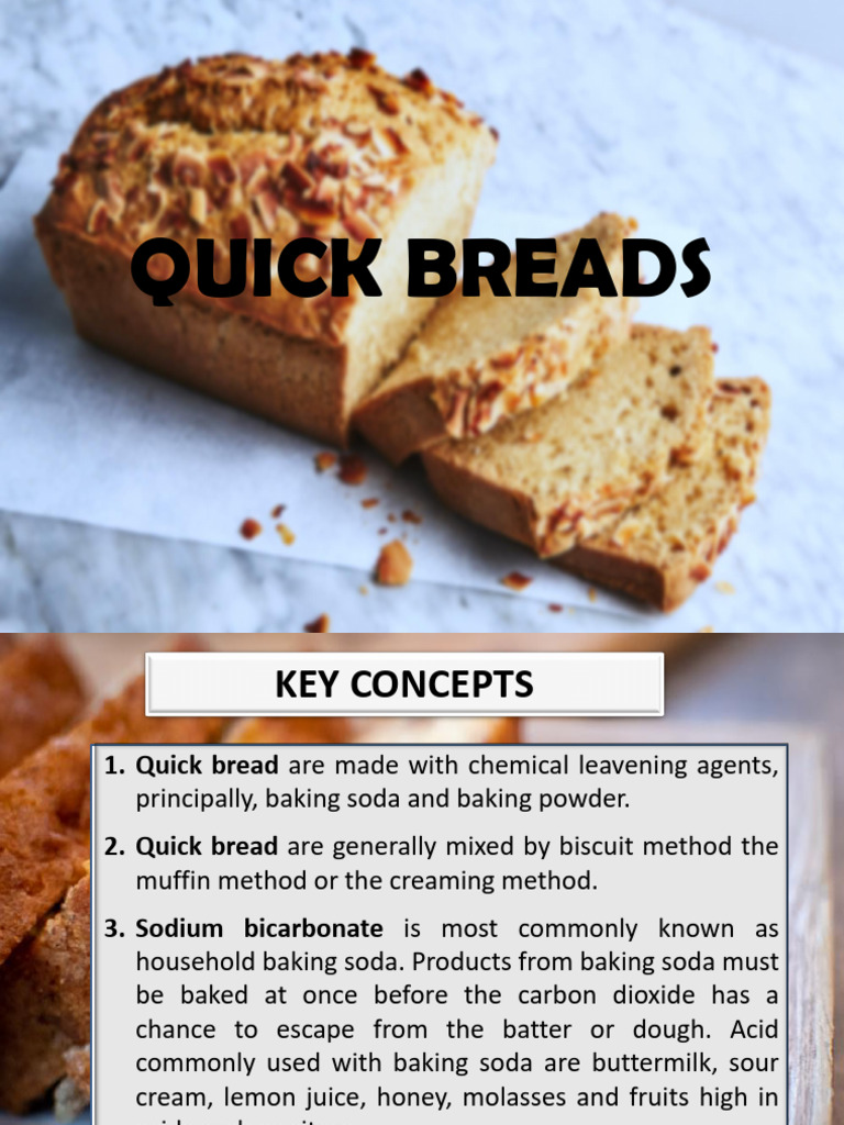 QUICK-BREAD | PDF | Baking Powder | Sodium Bicarbonate