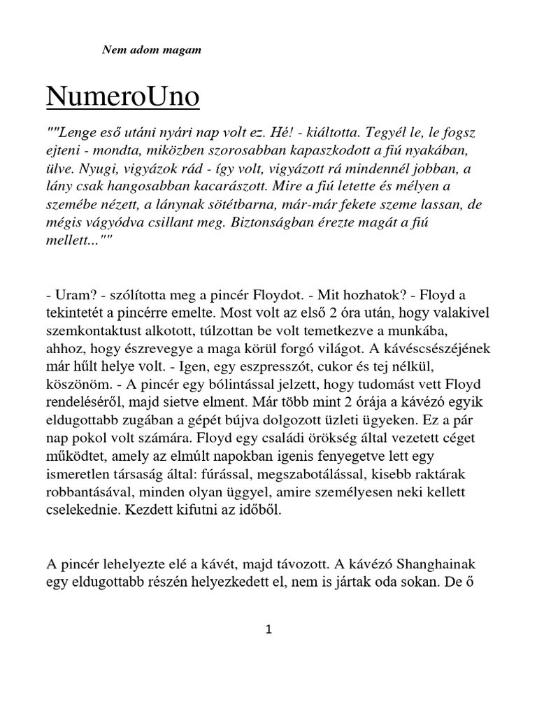 Nem Adom Magam | PDF