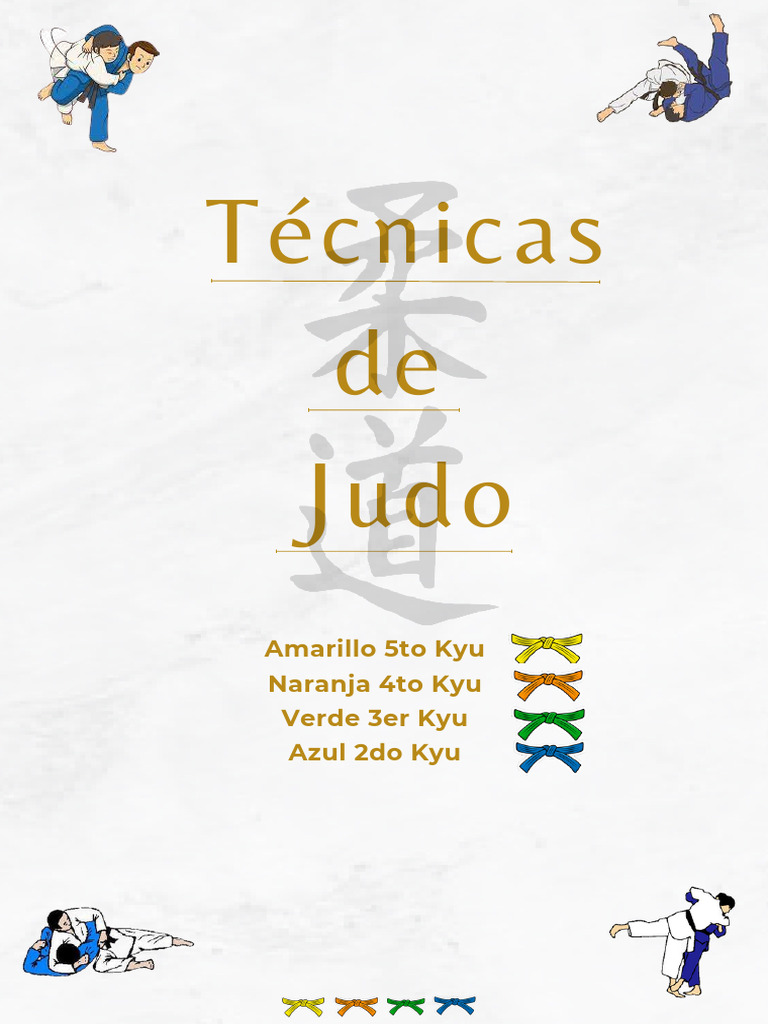 Tecnicas de Judo | PDF | Judo | Artes marciales japonesas
