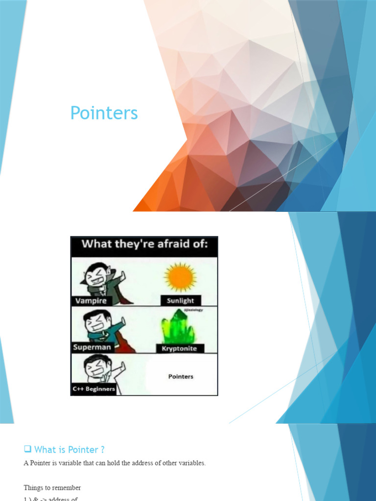 Pointers Final | PDF | Pointer (Computer Programming) | Computer Engineering