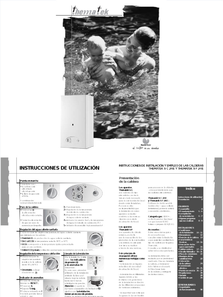 Vdocuments - MX Manual Caldera Saunier Duval Thematek | PDF | Ingeniería electromecánica ...