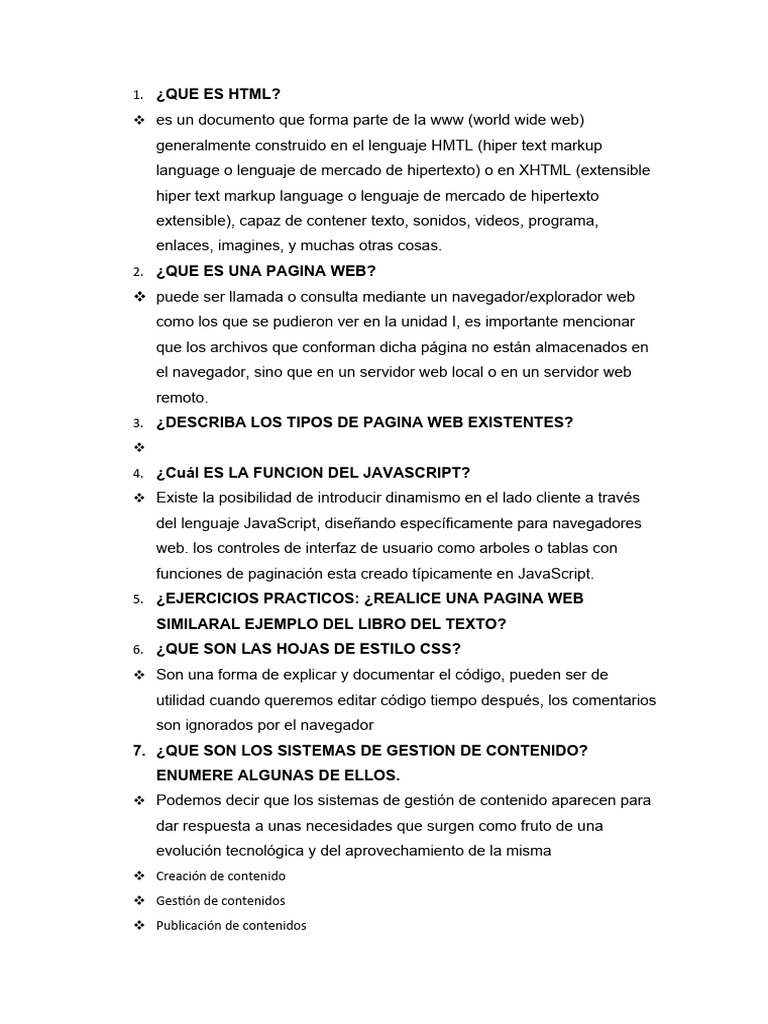 Que Es HTML | PDF | Red mundial | Internet y web