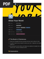 Show Your Work! PDF | PDF | Creativity | Narrative
